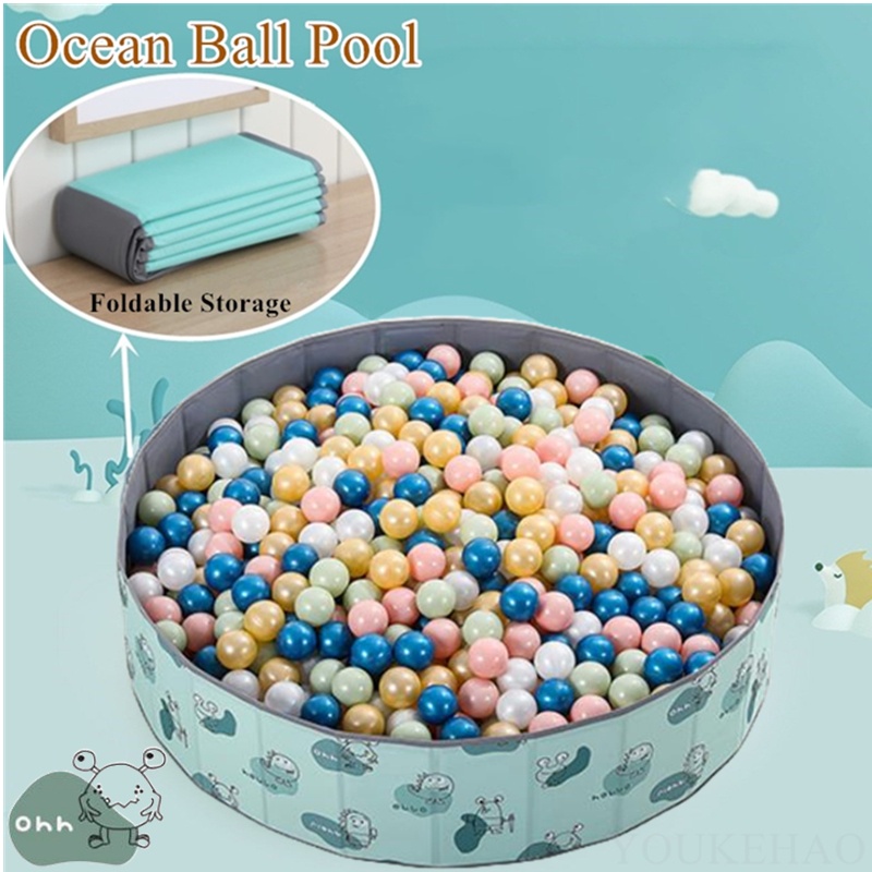 Kids Foldable Ocean Bobo Ball Pit Pool Folding Play Playpen Child ...