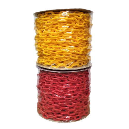 40M Plastic Link Chain Crowd Control Restrict Access Queue Control Red ...