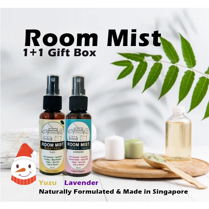 Gift Box Pack 1+1 Room Mist Gift Box Lavender, Yuzu| Infused with ...