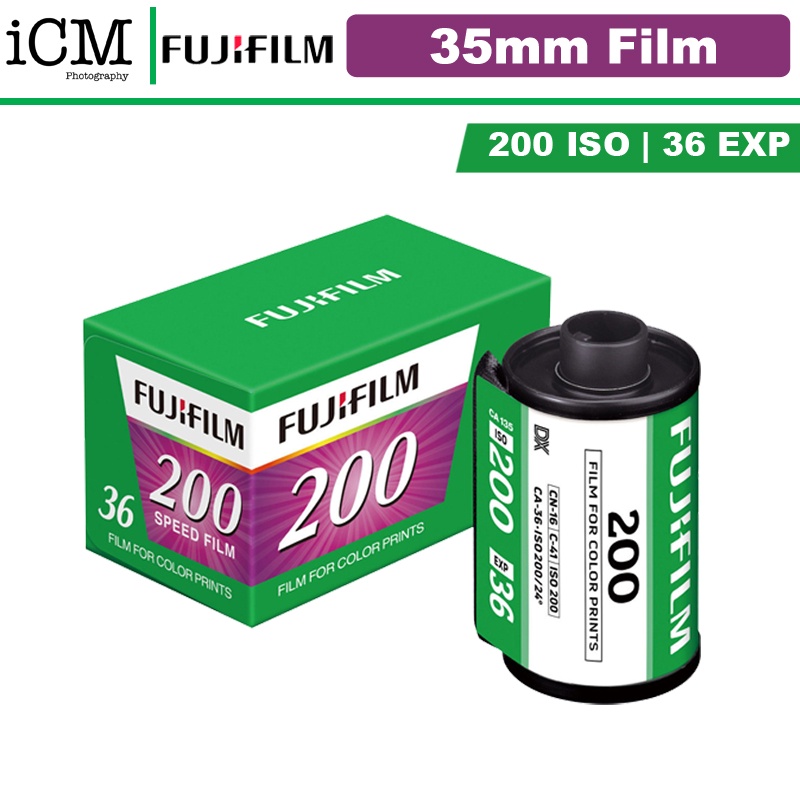 Fujifilm Fujicolor 200 Color Negative 35mm 135 Roll Film (36 Exposures ...