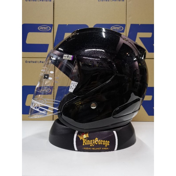 ️ KingzGarage ️ Helmet ARC Ritz Modern Black Special Colour | Shopee ...