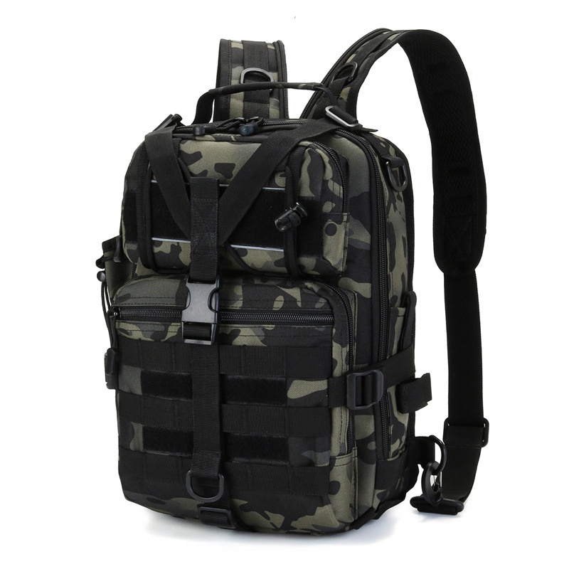 double shoulder backpack men's tactical backpack mountaineering travel ...
