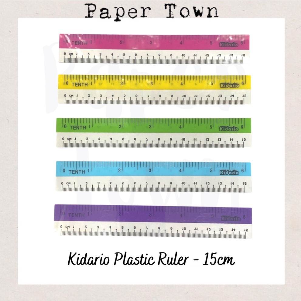 Kidario Plastic Ruler - 15cm ( Bundle of 5 ) ( FREE NORMAL MAIL ...