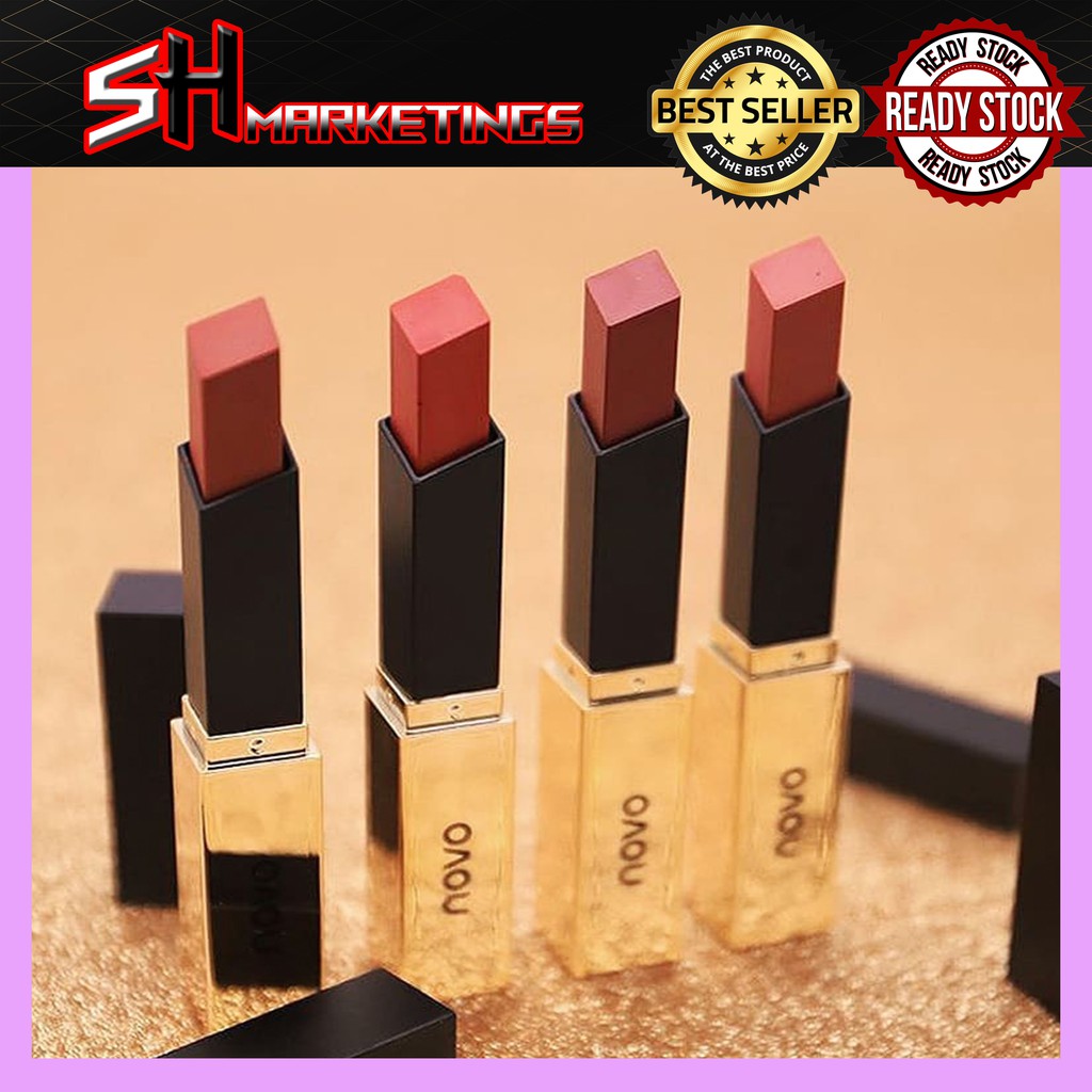 GOLDEN STRIP MISTY VELVET MATTE RED LIPSTICK | Shopee Singapore