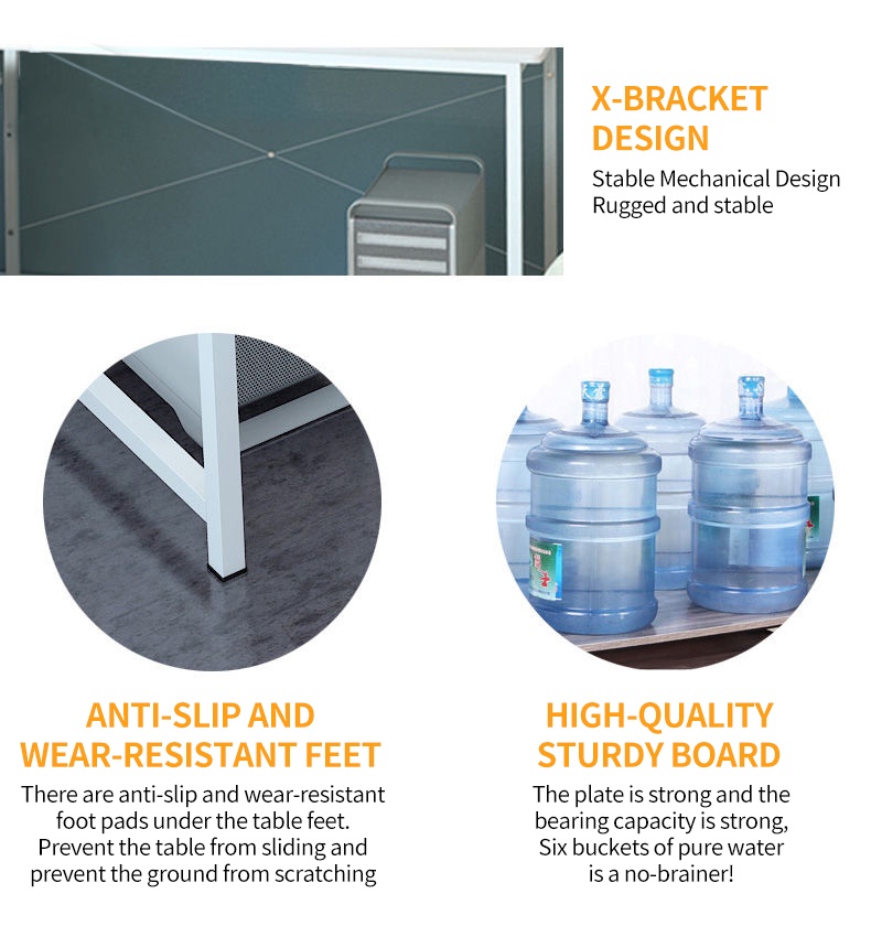 SG Ready Stock H Design Computer Study Table With Bookshelves | Shopee ...