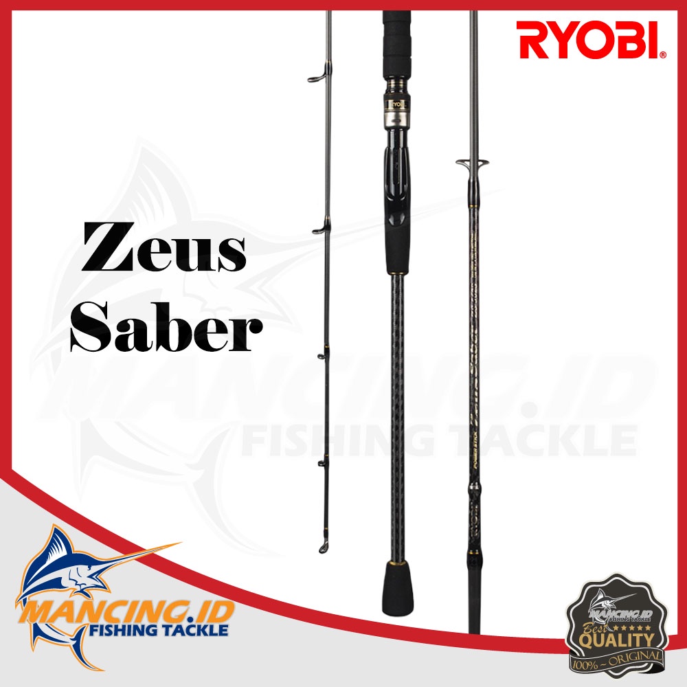 Ryobi Zeus Saber Spinning Rod Full Fuji Butt Join Carbon Hollow Rod ...
