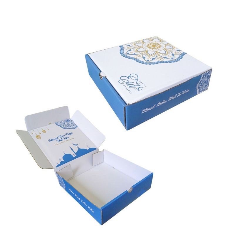 Box 21x21 X 4.5 cm Ls Cardboard / Carton Hampers Parcel Eid / Eid ...