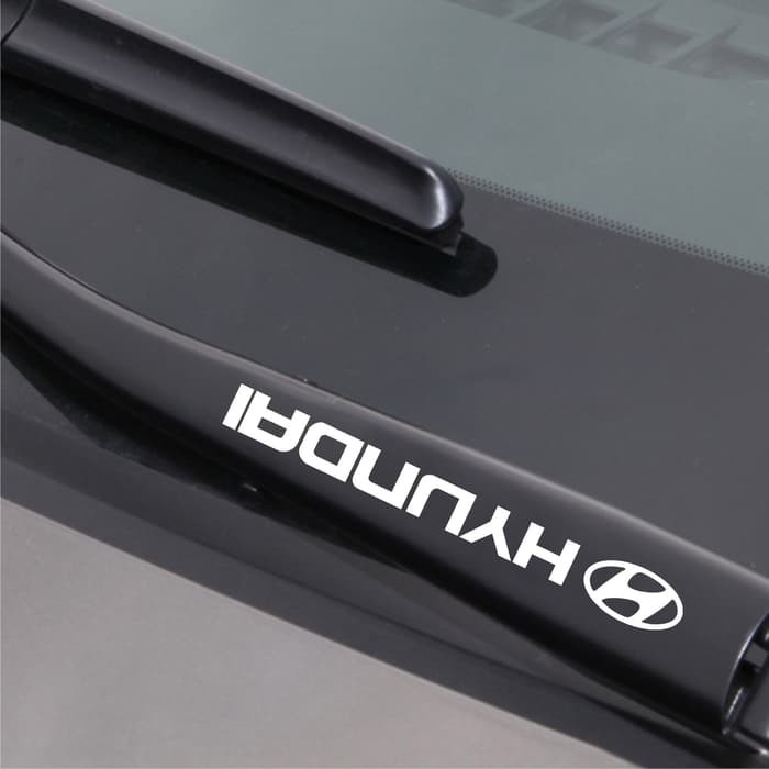 Hyundai Logo Car Wiper Sticker - Car Decal Sticker | Shopee Singapore