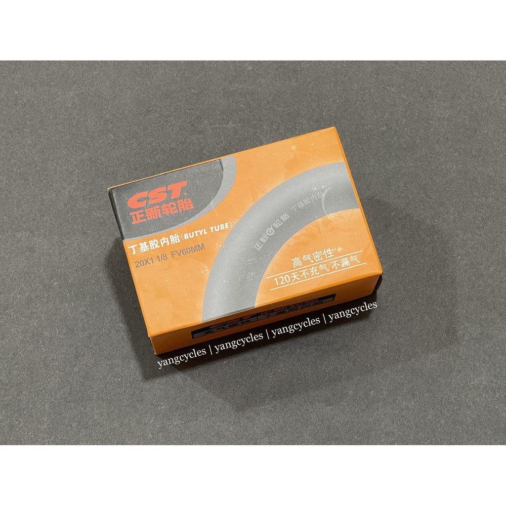 CST 20" 16" 60MM FV INNER TUBE 451/406/349 FOR FOLDING BIKE/MINIVELO ...