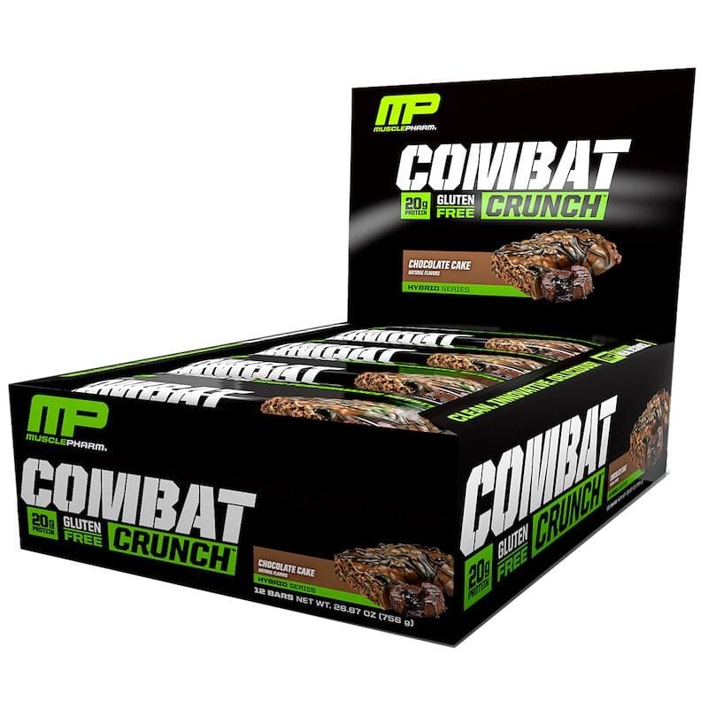 MusclePharm, Combat Crunch, Protein Bars with High Protein ( 1 box of ...