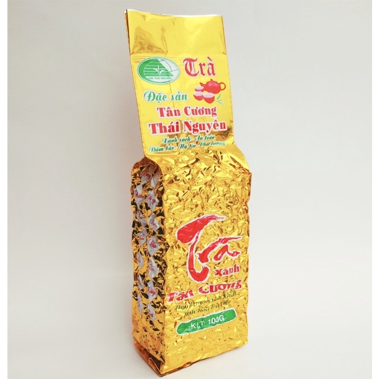Tan Cuong Thai Nguyen Green Tea 100g - Trà xanh Tân Cương gói 100g ...