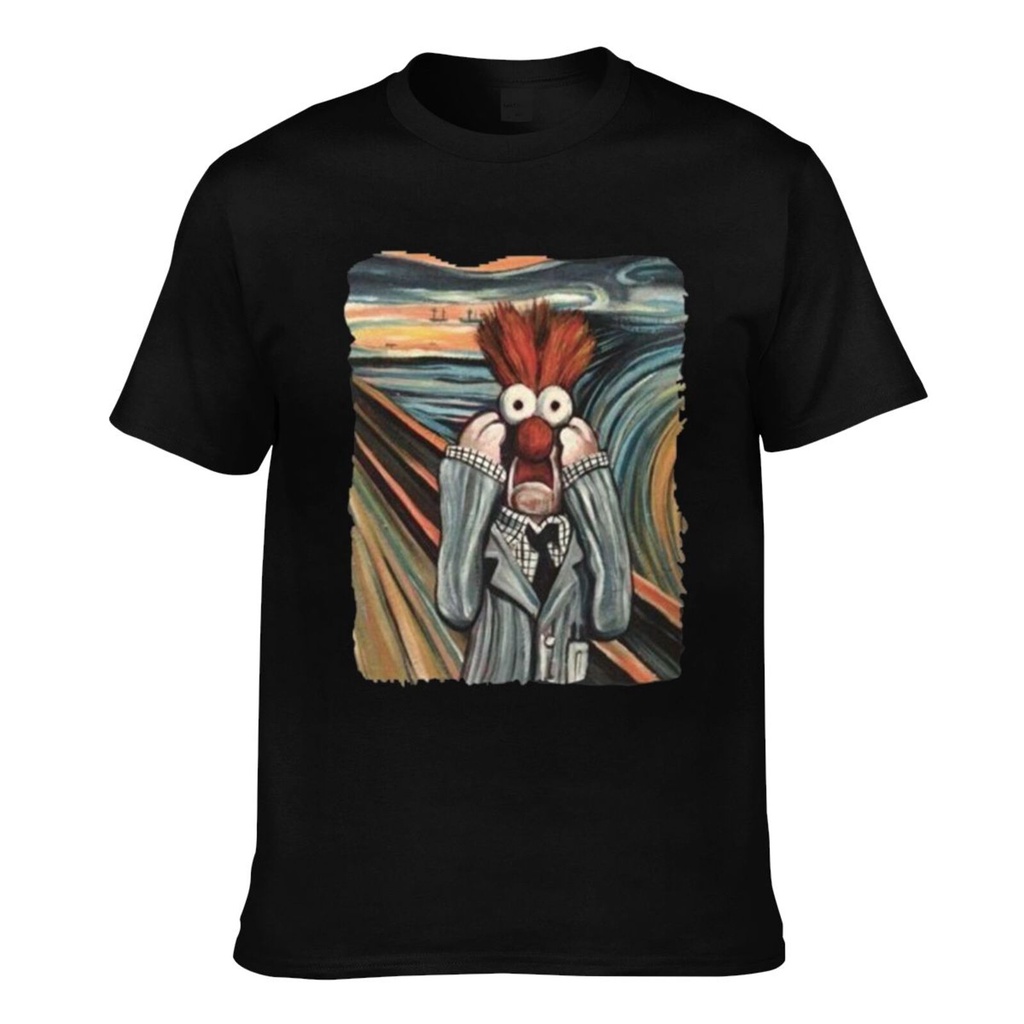 Design Men'S Tee The Scream The Muppet Show Beaker Cotton Fashion ...