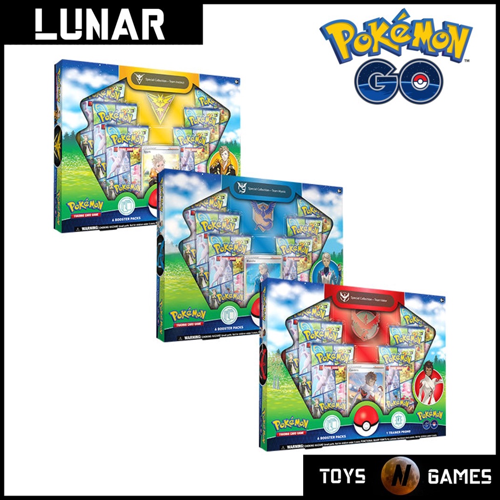 Pokemon TCG Pokemon Go Special Collection - Team Instinct / Team Mystic ...