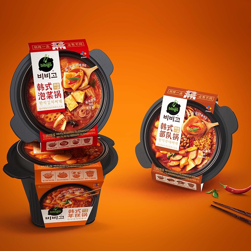 [SG Ready Stock] Bibigo Self Heating Korean Army Stew 610g Tobokki ...
