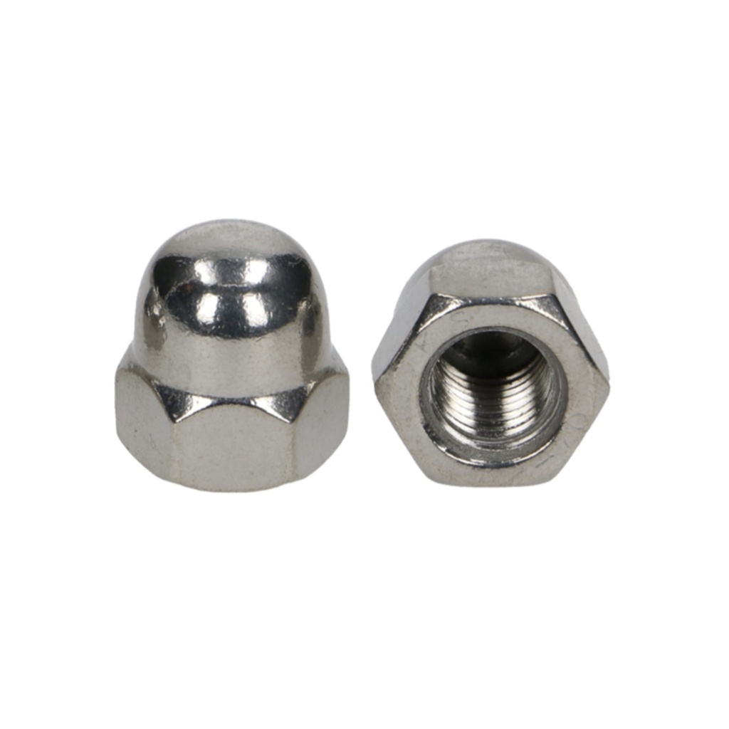 4 pcs Hexagon Cap Nut M4, M5, M6, M8 | Stainless Steel | Shopee Singapore