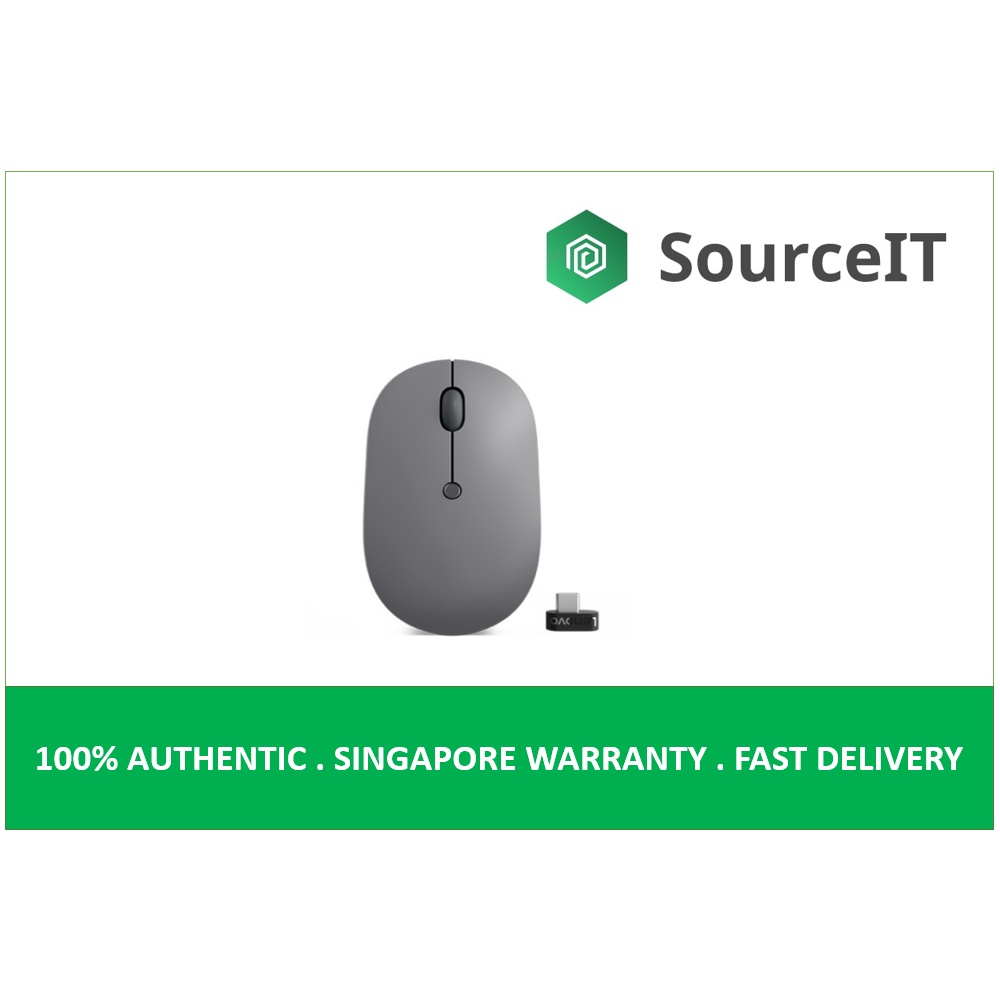 Lenovo Go USB-C Wireless Mouse (Thunder Black) P/N: 4Y51C21216 - 1 Year ...