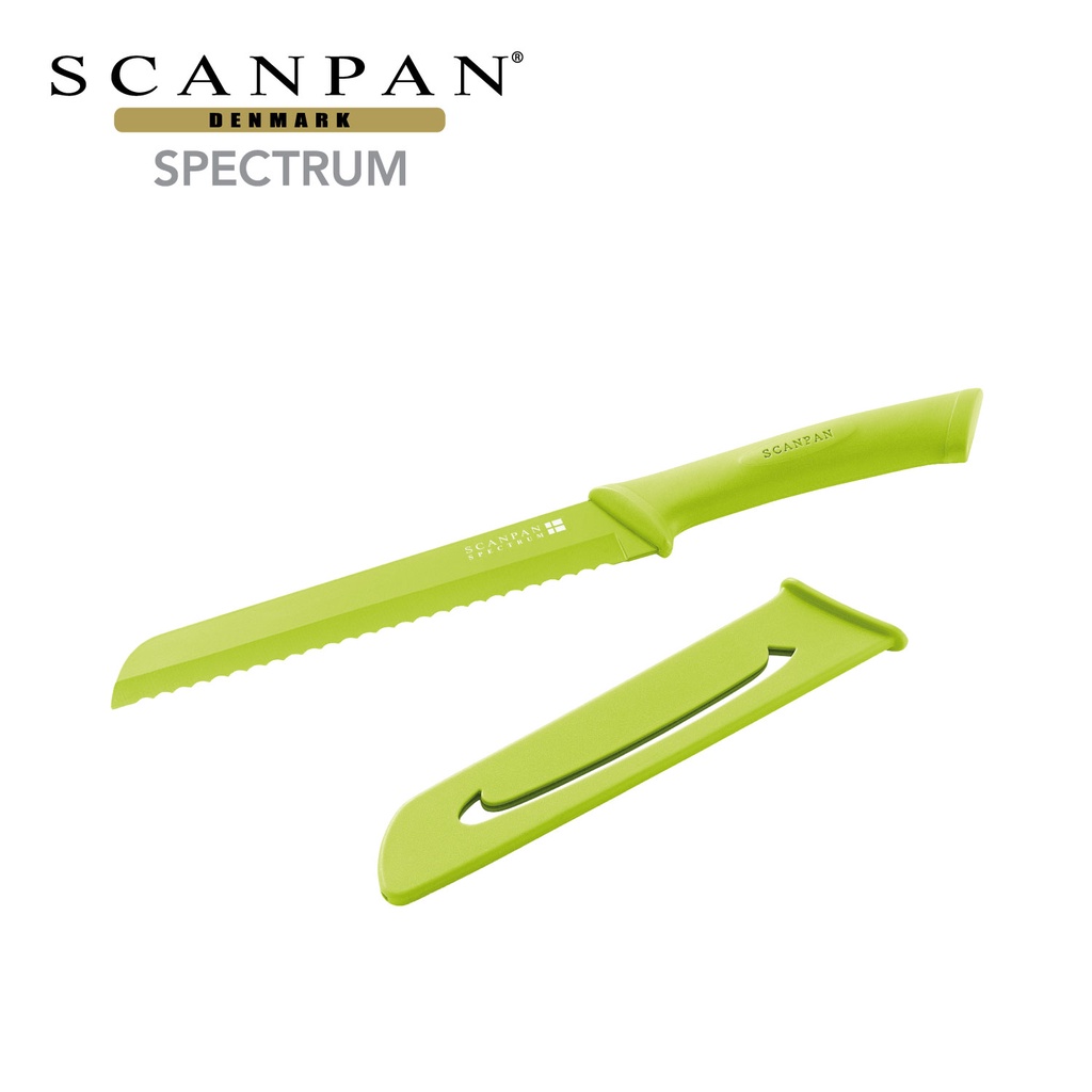 SCANPAN Spectrum 18cm Bread Knife (5 Colours) | Shopee Singapore