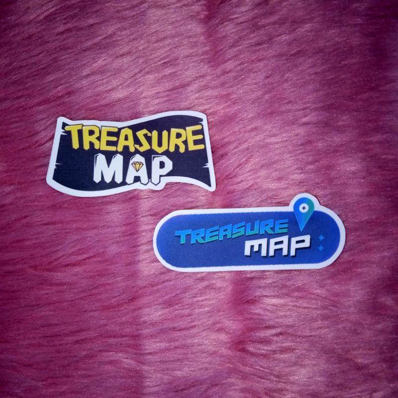 TREASURE MAP LOGO STICKER | Shopee Singapore