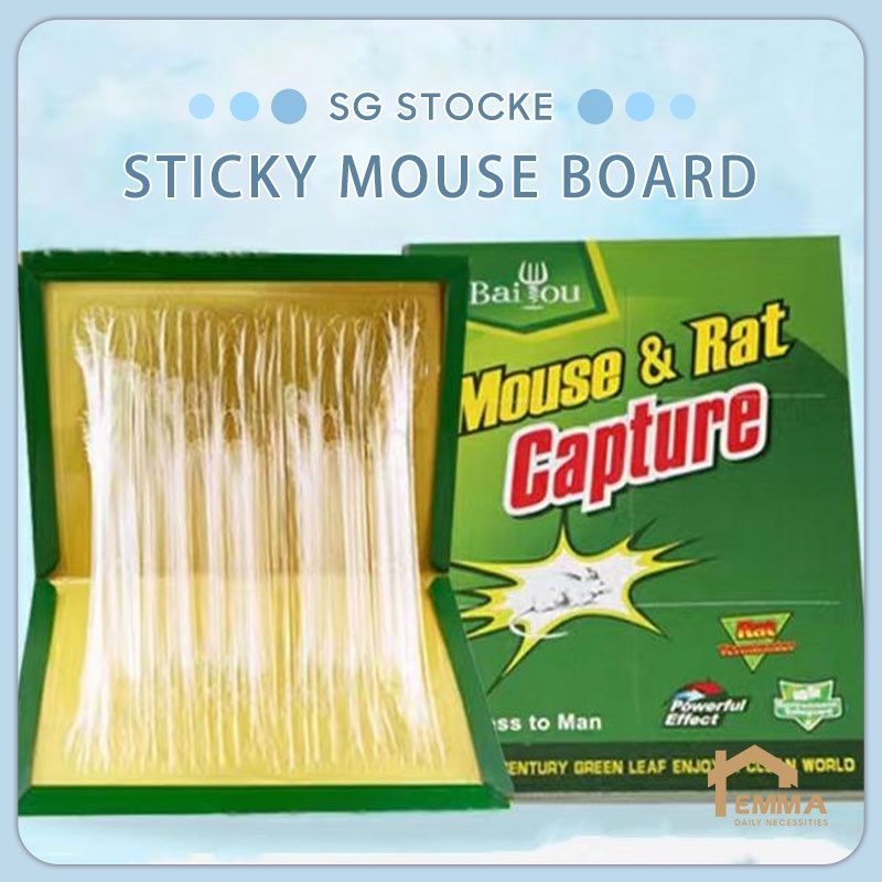 🔥SG Ready Stocks🔥 Mouse Sticky Mice Rodent Glue Board Strong Sticky ...