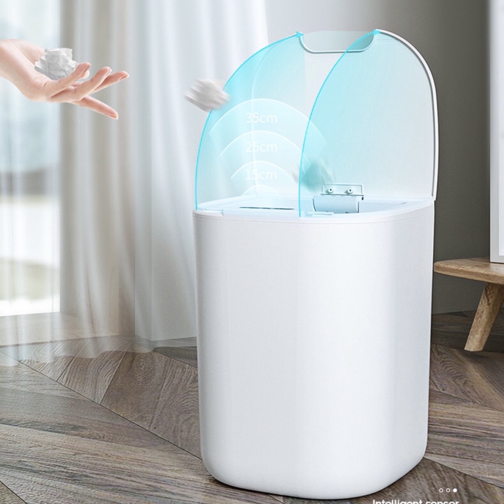 16L Rechargeable Automatic Touchless Big Volume Smart Sensor Dustbin ...