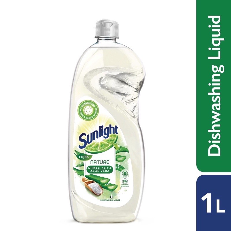 Sunlight Dishwash Liquid Extra Nature (1L) | Shopee Singapore