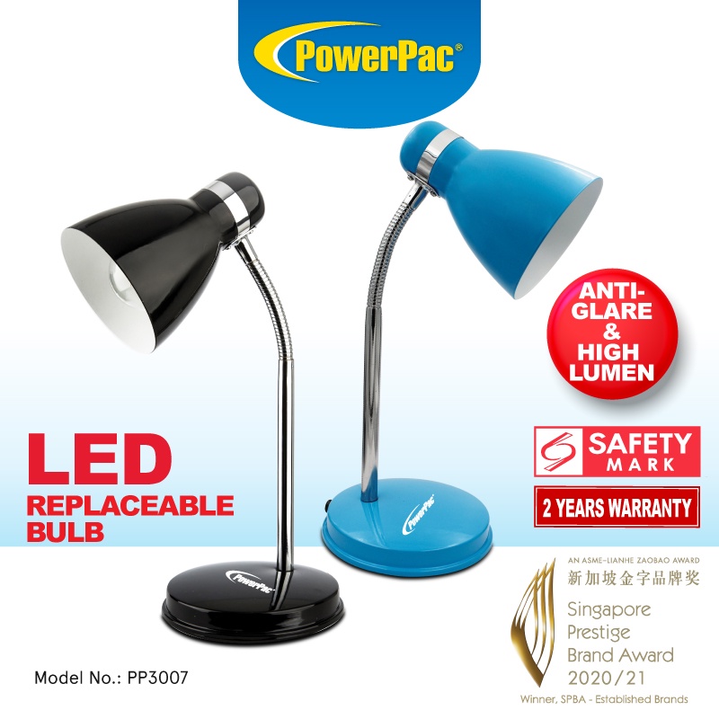 PowerPac LED Desk Lamp, children learning Table Lamp (PP3007) | Shopee ...