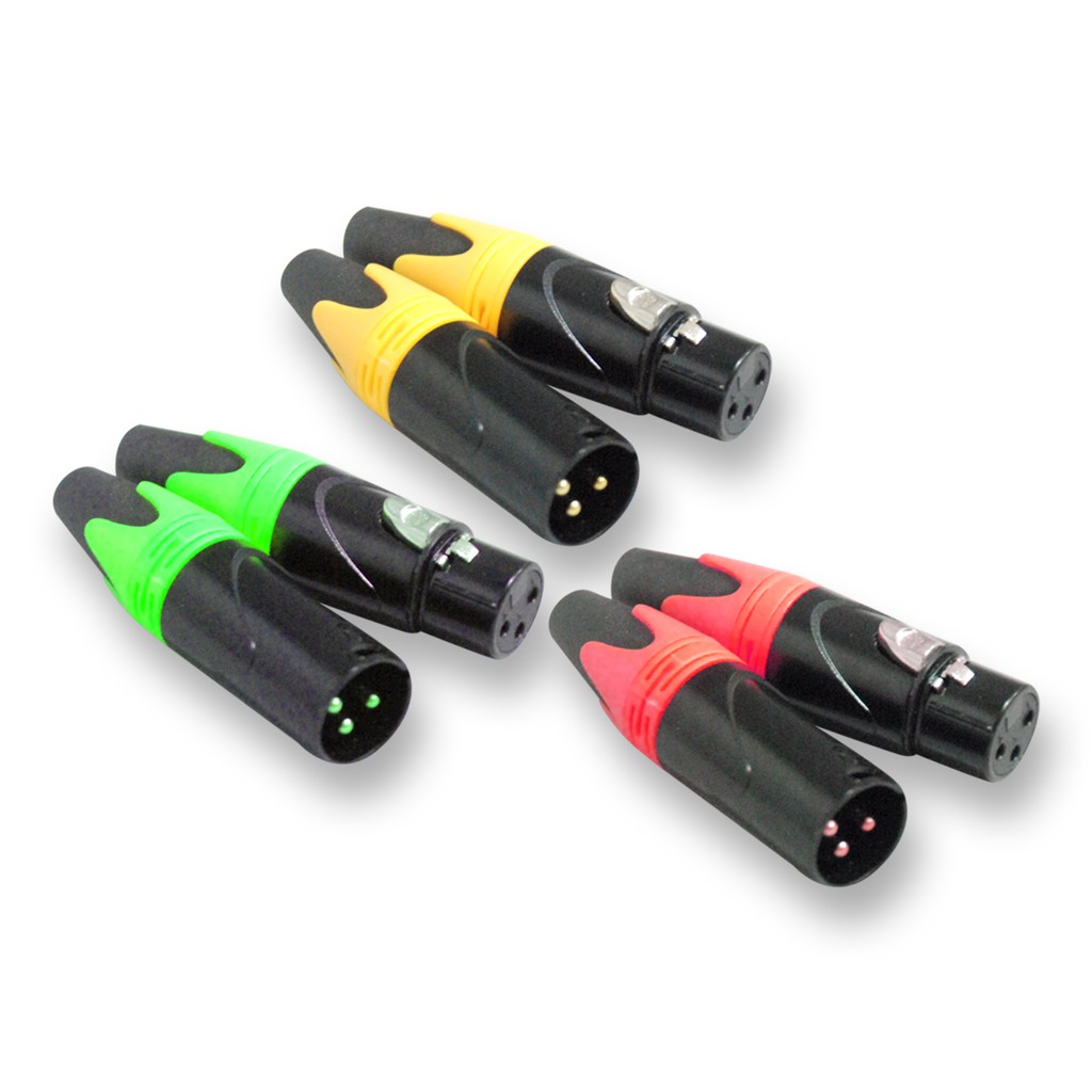 XLR Microphone Plug Connector Male&Female Plastic Ring | Shopee Singapore