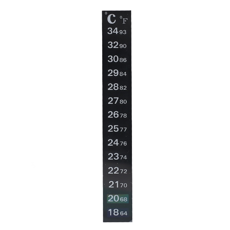 Thermometer STICK STICKER STICK TERMOMETER MEASUREMENT AQUARIUM ...