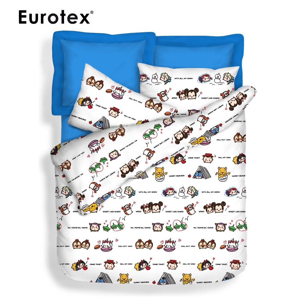 Disney Tsum Tsum Fitted Sheet Set / Disney Tsum Tsum Summer Light Quilt ...