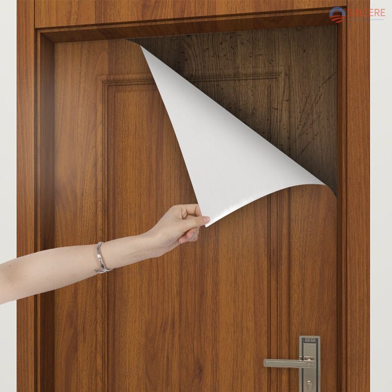 Door Sticker Wooden Door Refurbishment Self-Adhesive Whole Sheet ...