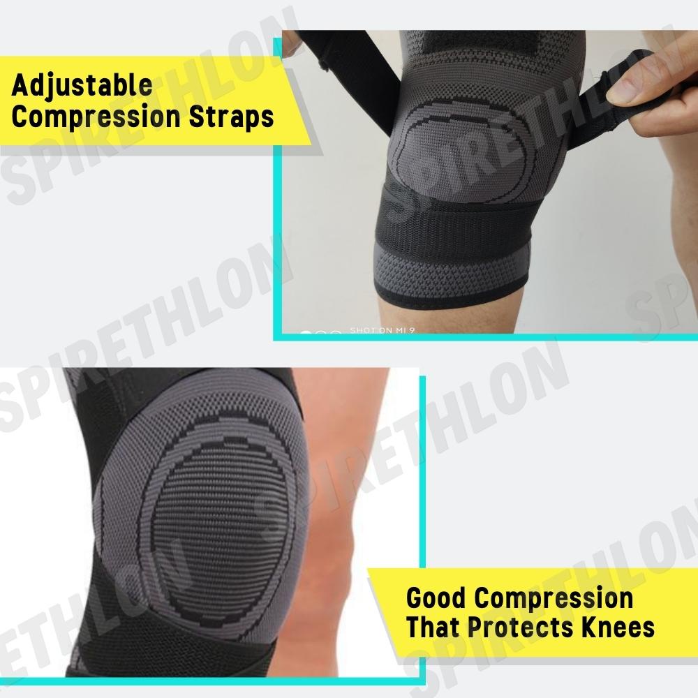 🇸🇬 Compression Knee Guard / Knee Brace Support Protector for Pain ...