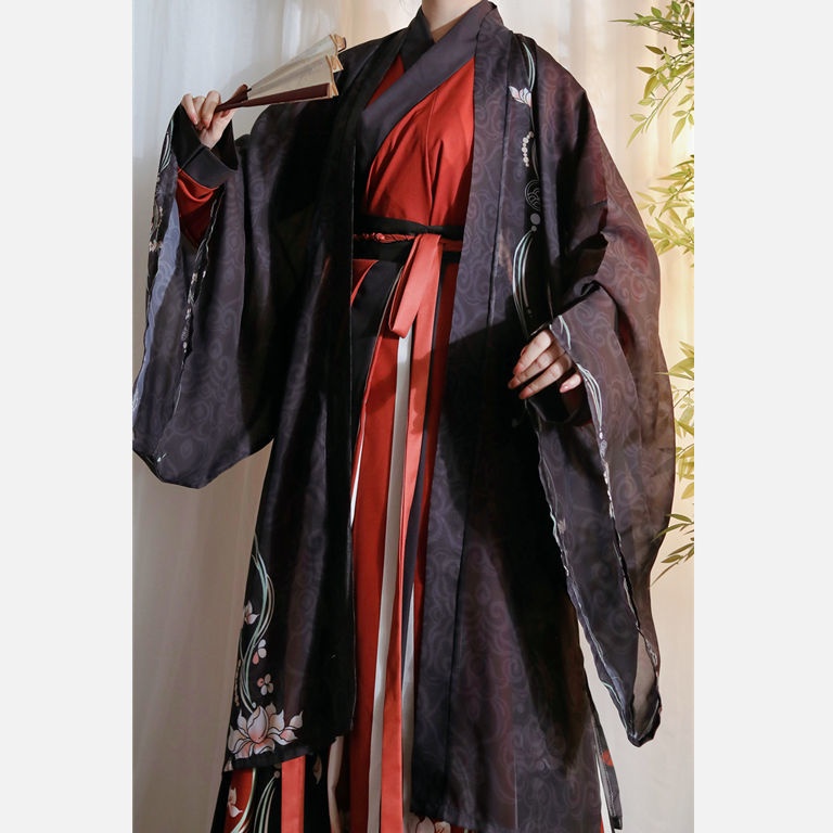 Dingshang Original Genuine [Muqing] Wei Jin Style Hanfu Full Set Men ...