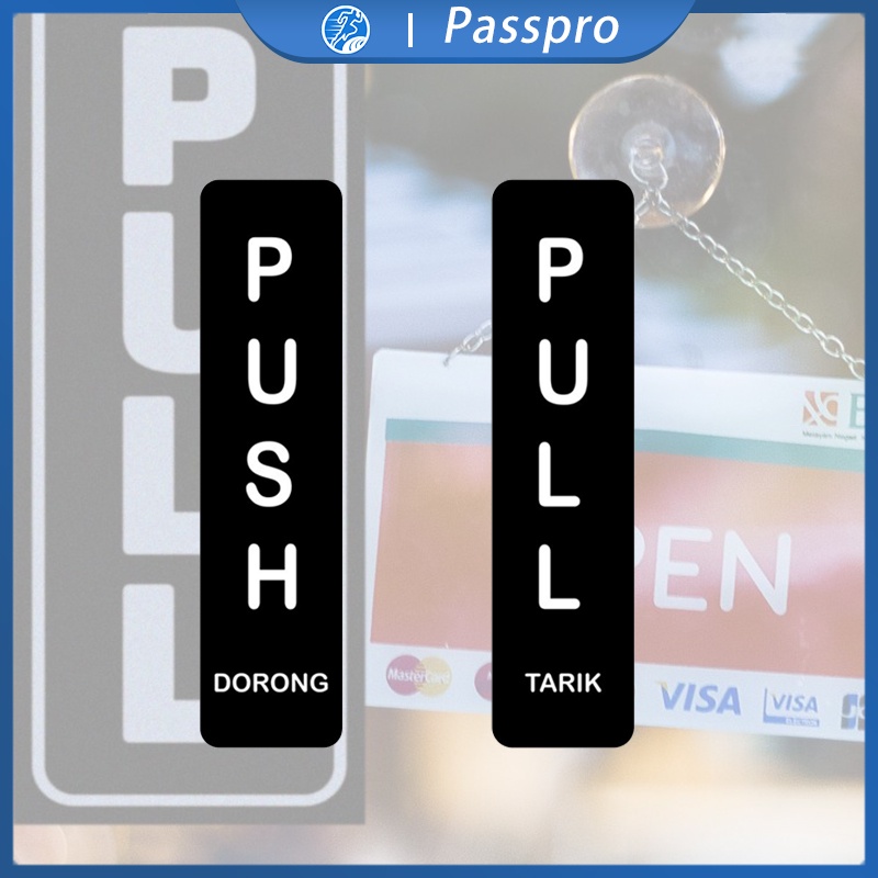 Push Pull Sign Board/Sign Acrylic Label/Push Pull Signage/Sticker ...