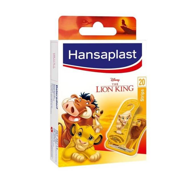 Hansaplast Lion King Character Plaster Contents 20 Sheets | Shopee ...
