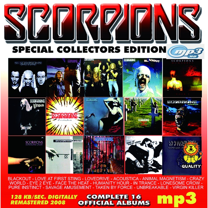 SCORPIONS MP3 music CD for PCCDROM and compatibles. | Shopee Singapore