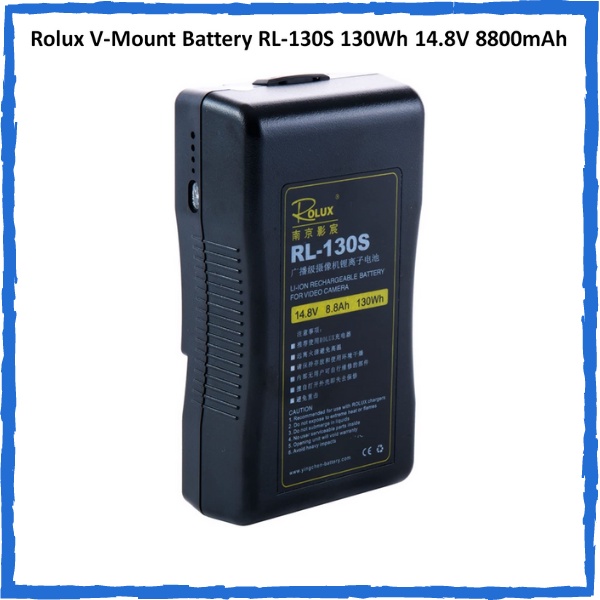 Rolux V-Mount Battery (RL-130S / RL-160S / RL-190S) | Shopee Singapore