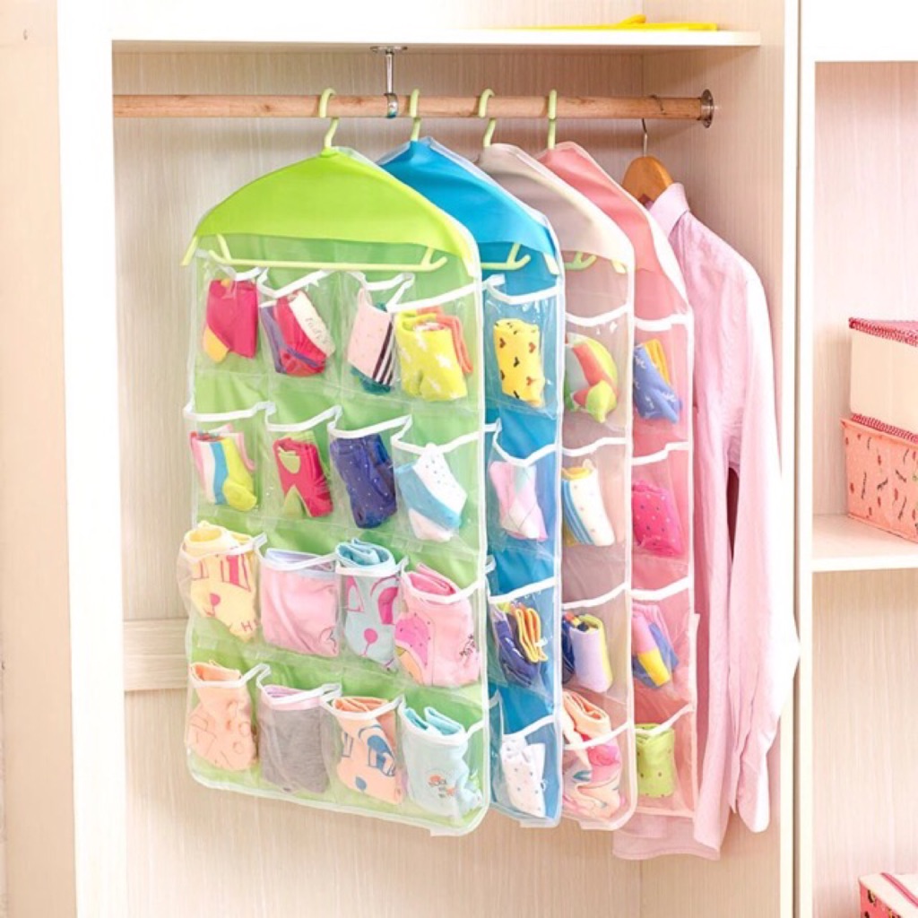 [SG] [FREE SHIP] Cupboard Organiser Wardrobe Organizer Hanging Hanger ...