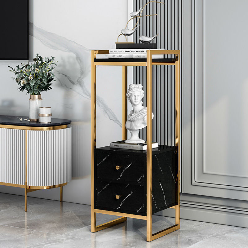 [Ready Stock] Side table floor shelf storage cabinet simple sofa Nordic ...