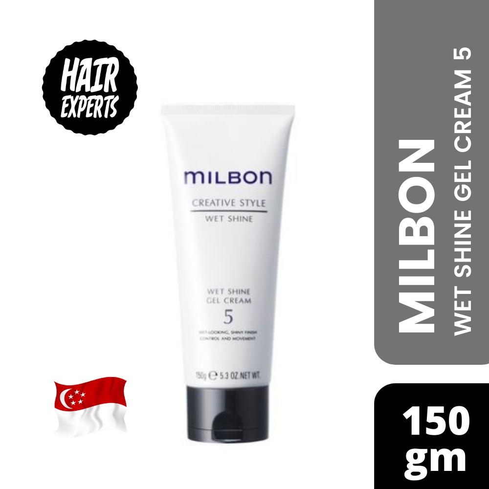 Milbon Wet Shine Gel Cream 5 - 150g | Shopee Singapore