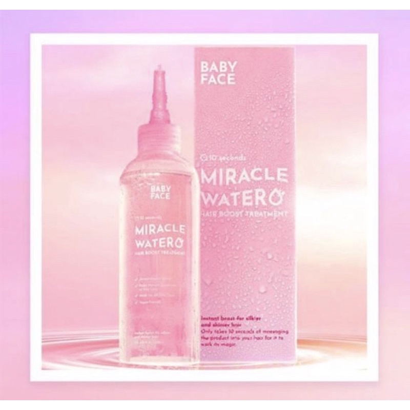 BABYFACE - Miracle Water Hair Boost Treatment ( New Launch ) | Shopee ...