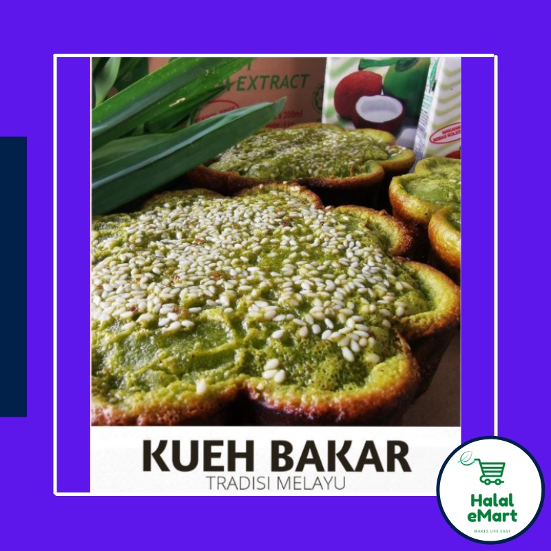Kuih Bakar Pandan Homemade Halal | Shopee Singapore