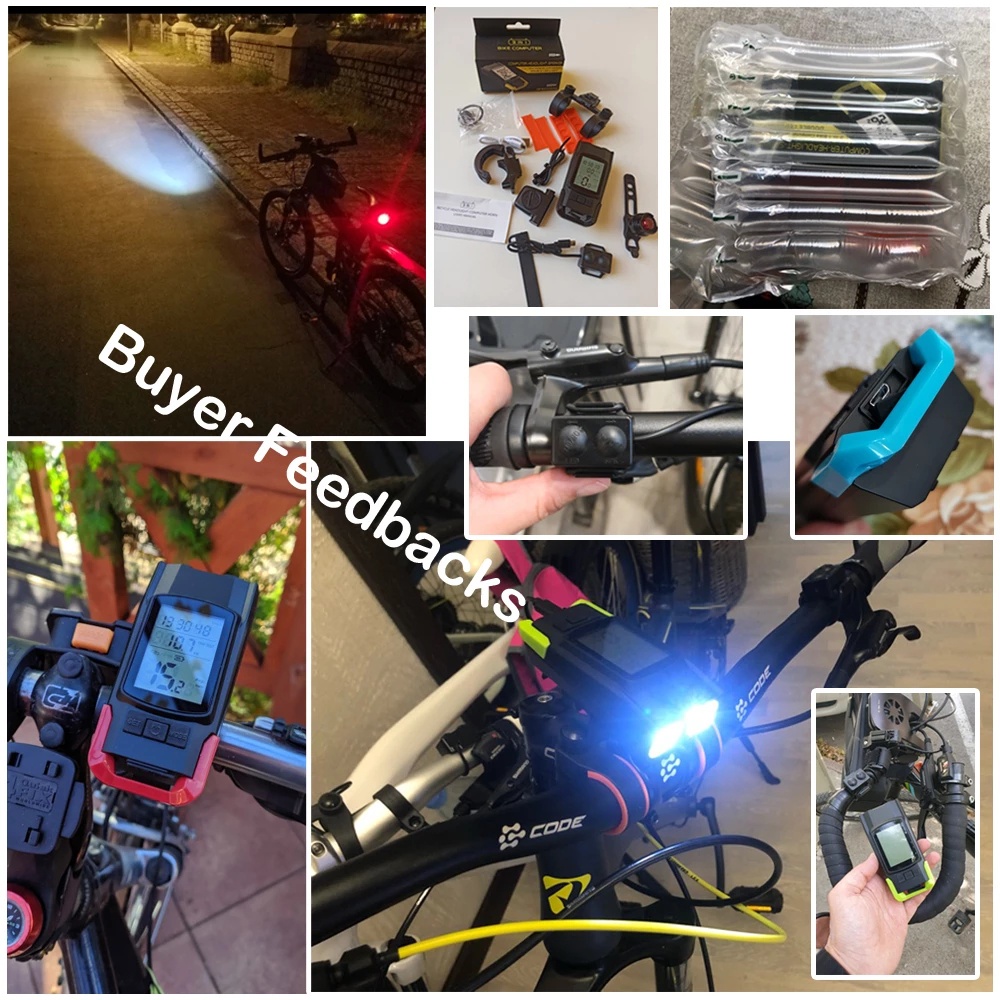 Newboler Bicycle Speedometer with LED Bike Light and Horn,USB ...