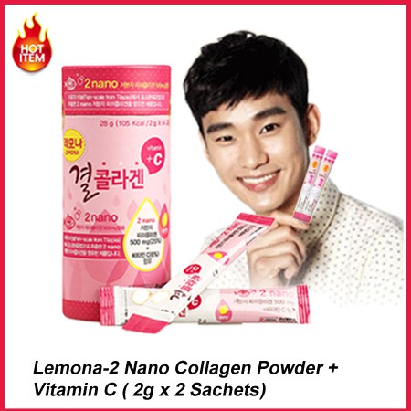 Lemona- 2 Nano Collagen Powder + Vitamin C - 2g (Korea Hit Item ...