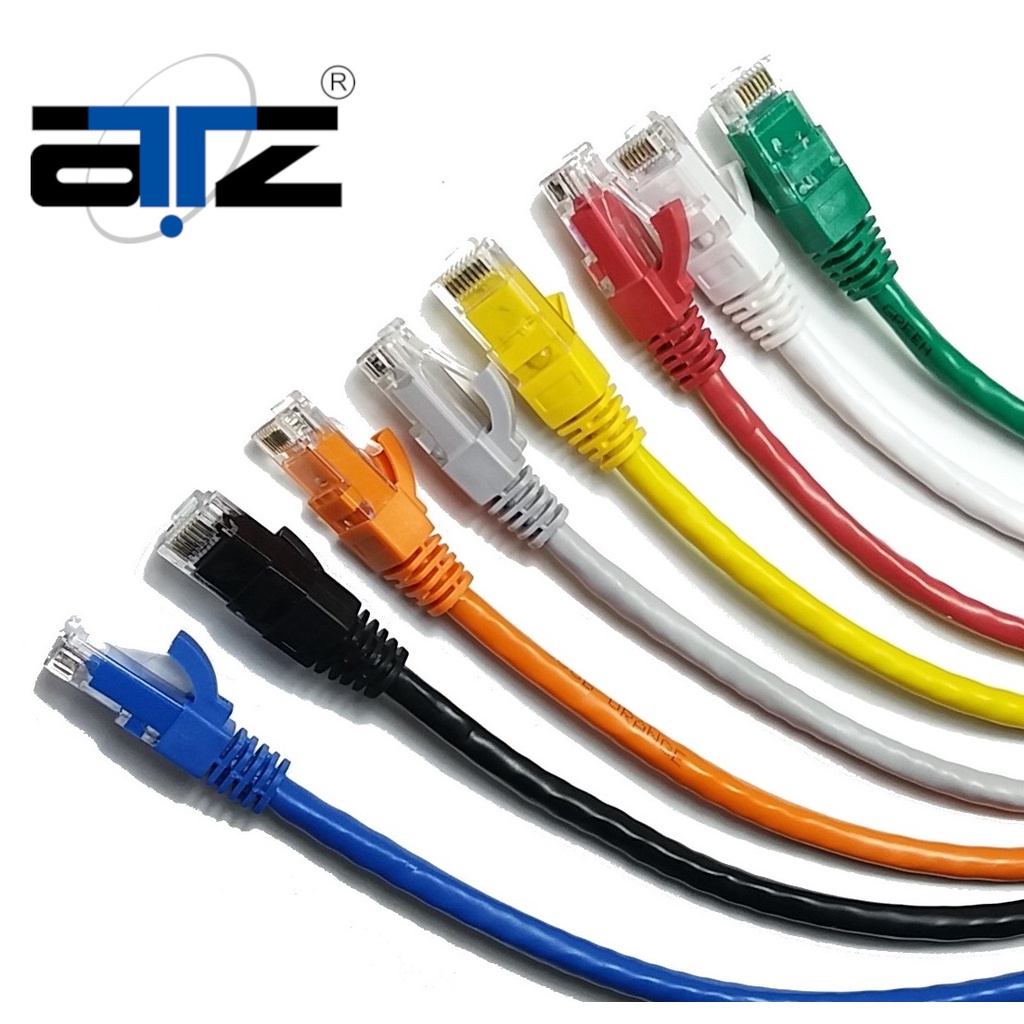 ATZ (0.3m to 5m) Cat 6 Gigabit Ethernet Lan LSZH Network Patchcord ...