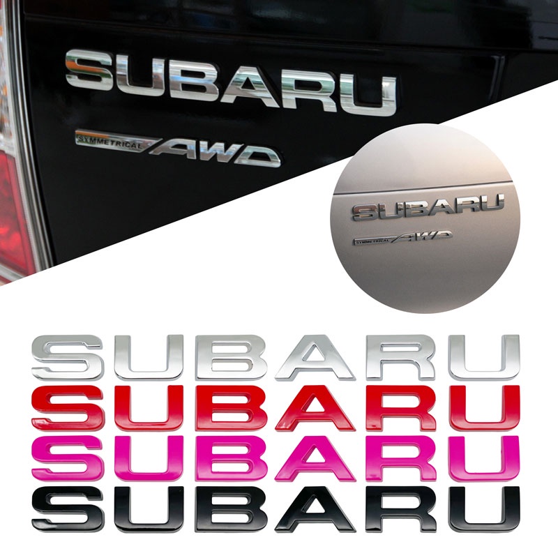 Auto Tuning Car Rear Sticker FORESTER Trunk Sticker For SUBARU AWD ...