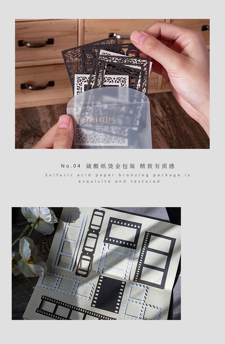 20pcs/lot vintage hollow material paper [embossed postman] for ...