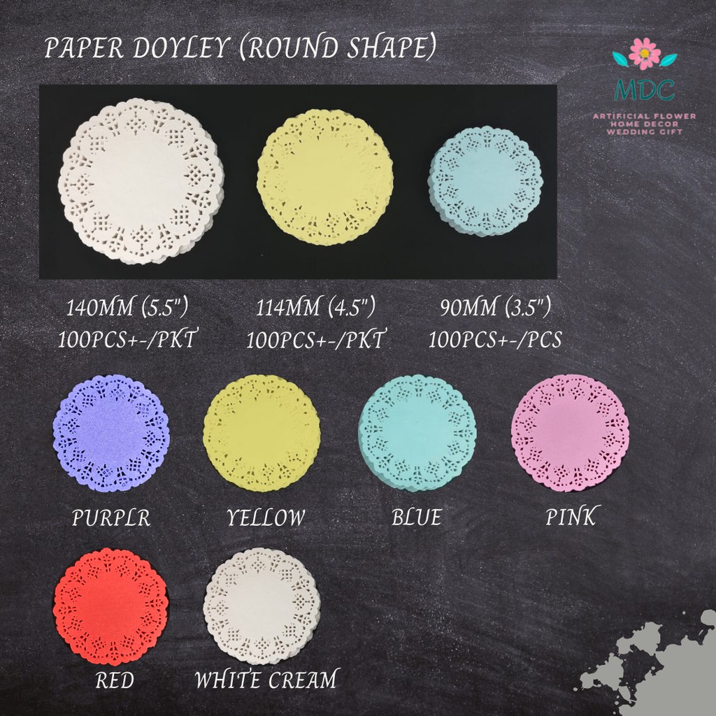 Dolley paper/dolly paper/kertas dolly/doily paper | Shopee Singapore
