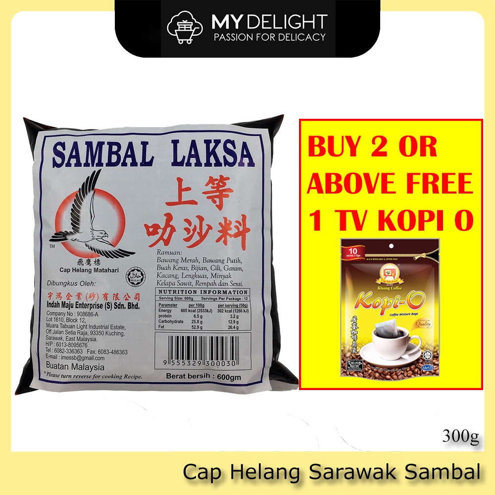 Cap Helang Sarawak Nasi Lemak Handmade Sambal Laksa Terasi Berapi Hot ...