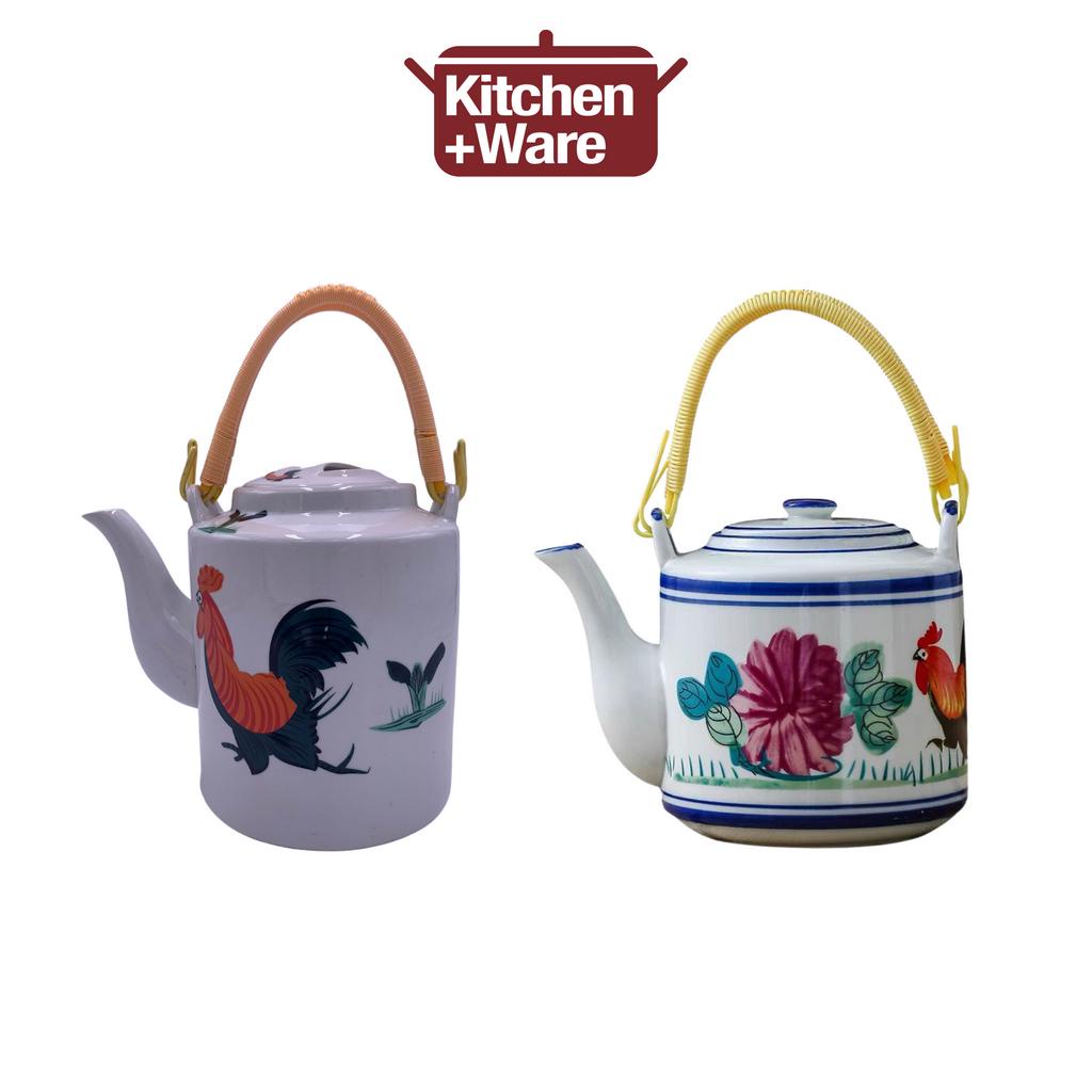 Chinese Retro Nostalgic Rooster Ceramic Teapot | High Temperature ...