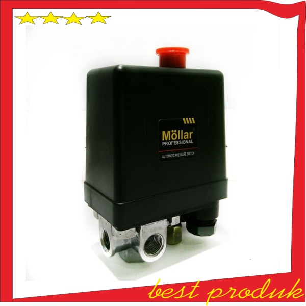 Automatic air compressor automatic pressure switch 4 holes 3 branches ...